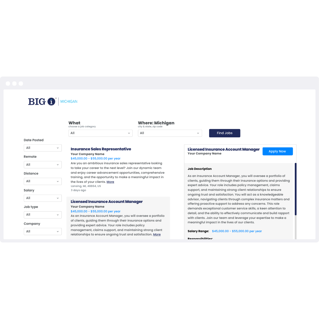 IdealTraits | Big "I" Michigan Hiring Platform