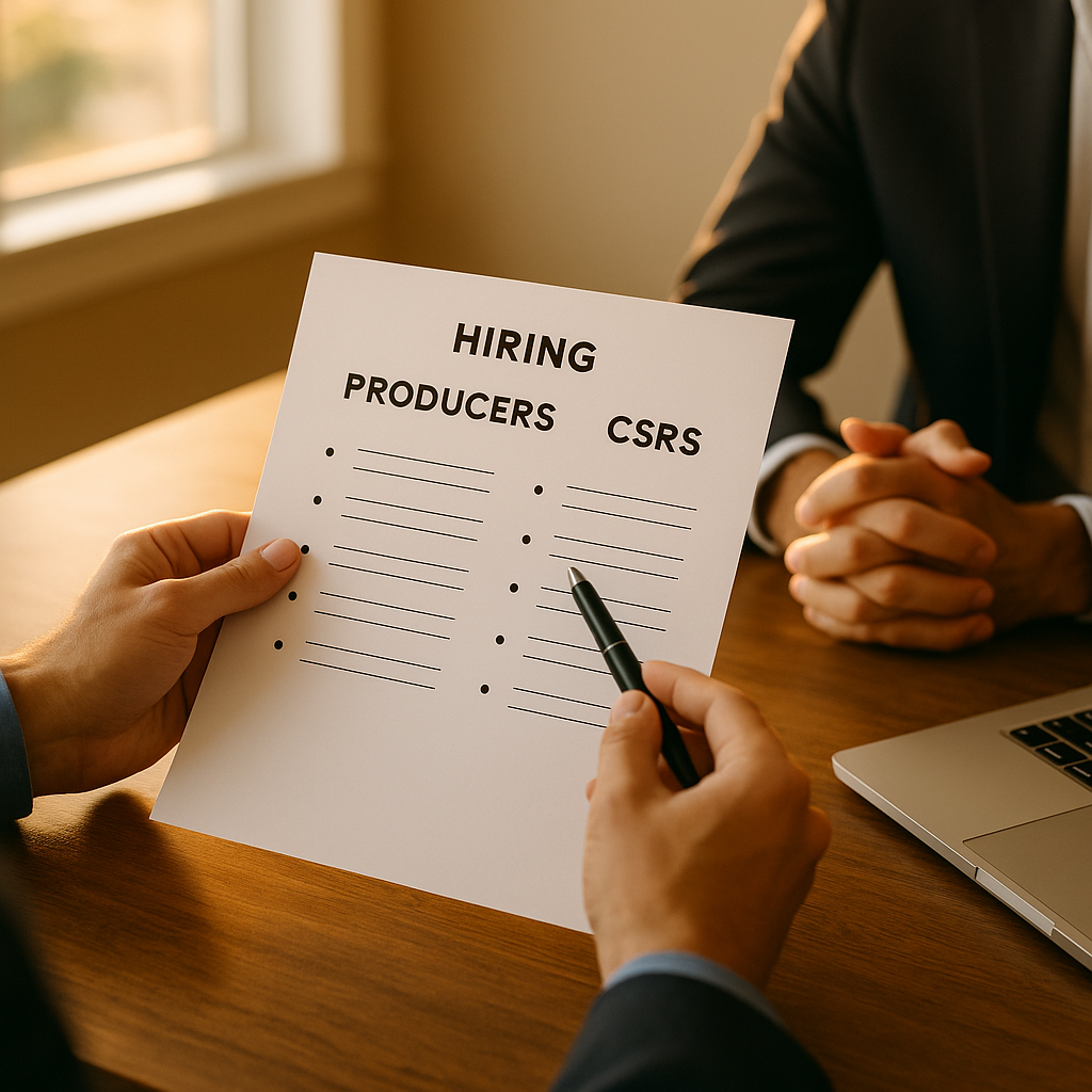 Producers vs CSRs: Hire the Right Insurance Role Guide